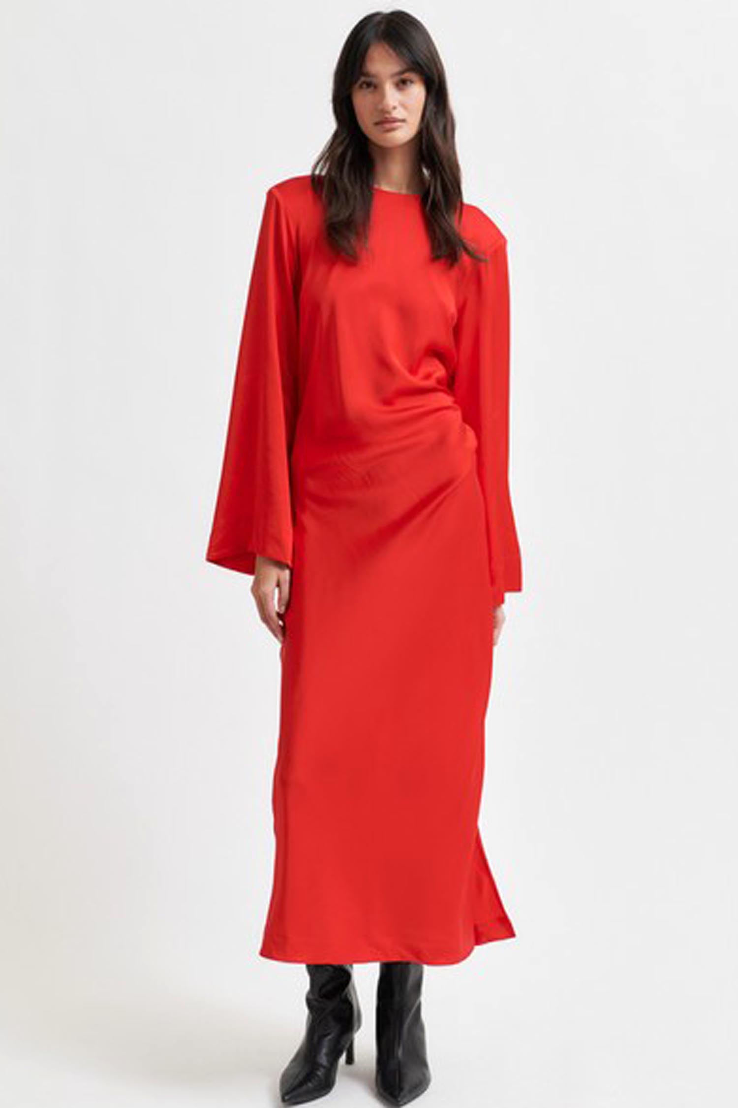 Ermine Dress in Goji Berry by Second Female – Frockaholics at Momento ...