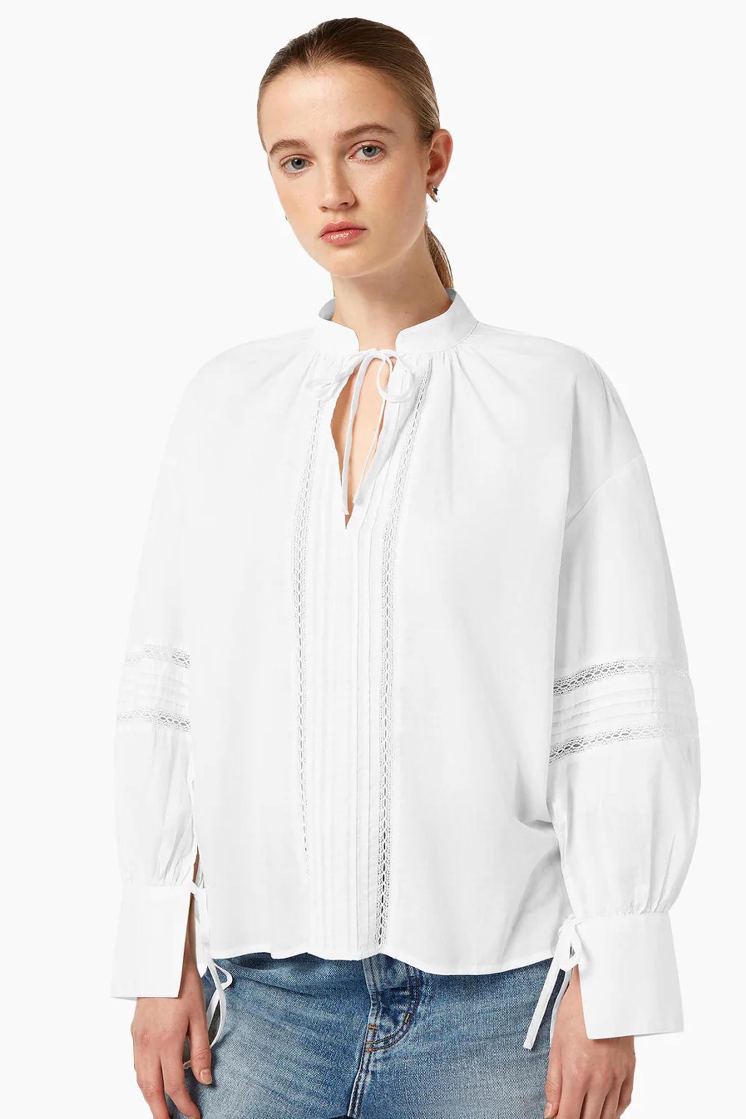 Lace Tunic Top in White by Scotch & Soda – Frockaholics at Momento Dezigns