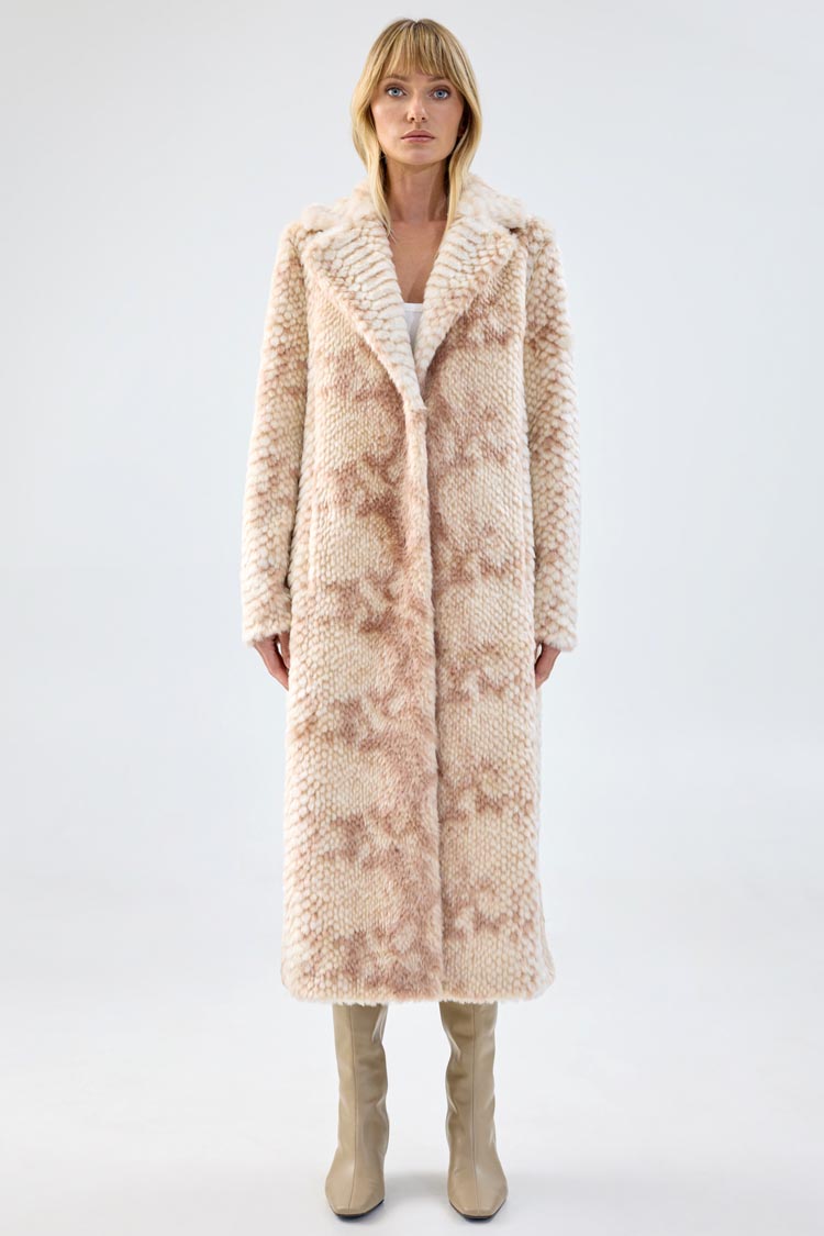 Montmartre Coat in Blonde by Unreal Fur – Frockaholics at Momento Dezigns