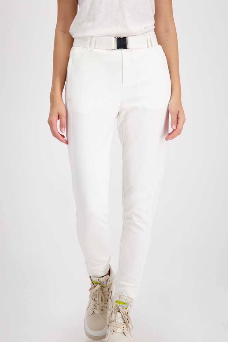 Jersey Rib Pants in White by Monari – Frockaholics at Momento Dezigns